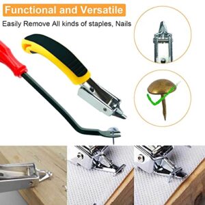 VERCCA Upholstery Staple Remover, Staple Puller, Upholstery Tools Tack Lifter, Nail Puller Carpet Staple Remover Tool for Furniture Floor Carton Photo Frame Office 2pcs