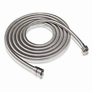 PHASAT Shower Hose,138 Inches Extra Long Shower Hose Replacement,304 Stainless Steel Shower Head Hose Extension Brushed Nickel,A3107N-3.5