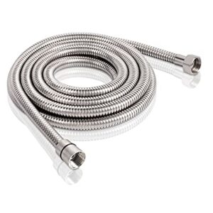 PHASAT Shower Hose,138 Inches Extra Long Shower Hose Replacement,304 Stainless Steel Shower Head Hose Extension Brushed Nickel,A3107N-3.5