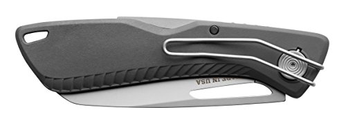 Gerber Gear Gear SharkBelly Knife - 3.25" Serrated Edge Folding Knife - EDC Gear and Equipment - Grey