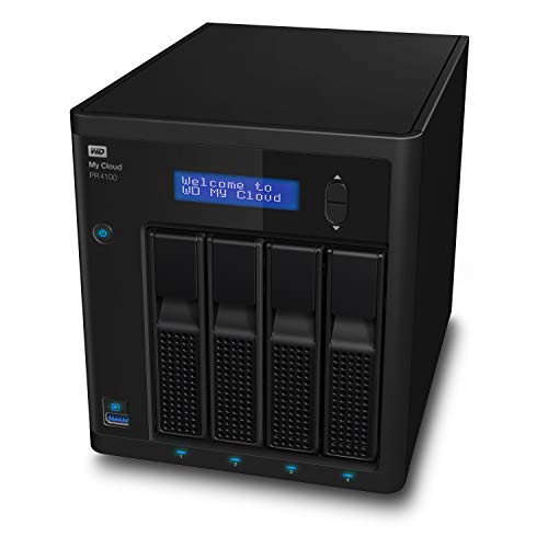 Western Digital WD 40TB My Cloud Pro Series PR4100 Network Attached Storage - NAS - WDBNFA0400KBK-NESN