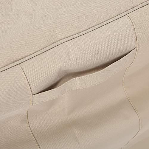 Christopher Knight Home Shield Outdoor Waterproof Fabric Chat Set Cover, Beige