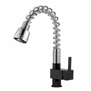 sjqka-kitchen faucet, kitchen faucet, black kitchen pull,