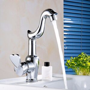 sjqka-basin hot and cold water faucet, all copper faucet, basin hot and cold water faucet, multifunctional water-saving rotary water tap