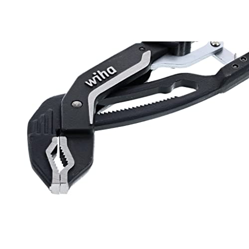 Wiha 32637 Classic Auto Grip VJaw Tongue and Groove Pliers 10 inch