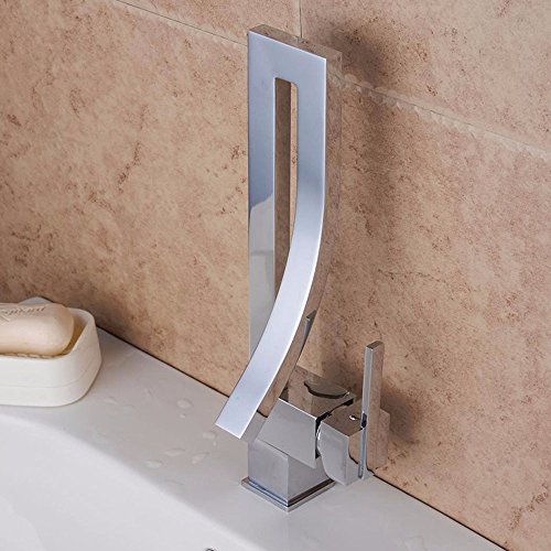 SJQKA-All copper style wrench tap, single basin faucet, creative hot and cold double use U faucet