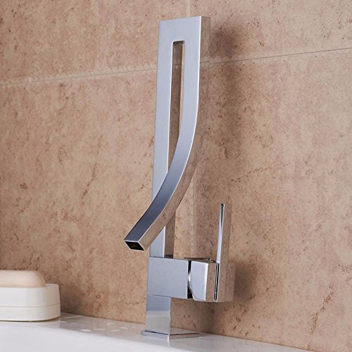 SJQKA-All copper style wrench tap, single basin faucet, creative hot and cold double use U faucet