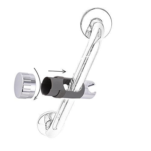 YOO.MEE ADA Grab Bar Hand Shower Bracket, ONLY FIT DIAMETER 1.25'' (32mm) Safety Grab Rail, Split-type design in 5 seconds Easy Installation