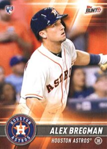 2017 topps bunt #4 alex bregman houston astros rookie baseball card