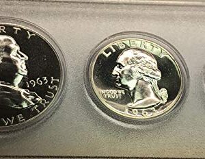 1963 P US Mint in hard plastic case Proof