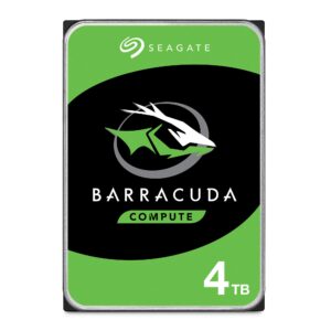 seagate barracuda 4tb internal hard drive hdd – 3.5 inch sata 6 gb/s 5400 rpm 256mb cache for computer desktop pc laptop (st4000dm004)