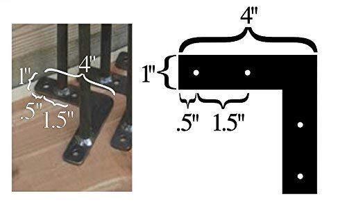 Set of 4 Raw 44 Inch Steel Hairpin Legs