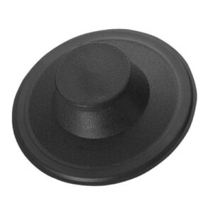 kitchen sink stopper (#stp-pl) - black plastic sink plug drain stopper - replacement garbage disposal stopper | kitchen sink drain for kohler, insinkerator, & waste king