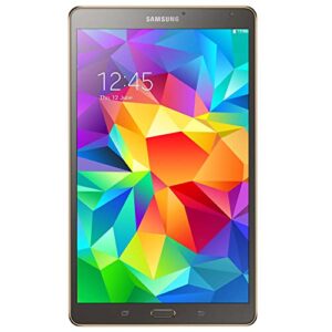 samsung galaxy tab s 8.4-inch tablet (16 gb) (titanium gold)(renewed)