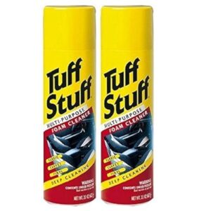 tüff stuff tuff stuff multi purpose foam cleaner for deep cleaning, 2 pack (foam cleaner), multicolor