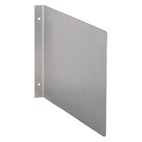 BK Resources After Market Stainless Steel 15-1/2"W x 9-1/2"H Universal Side Splash for 10x14" Wall Mounted Hand Sinks