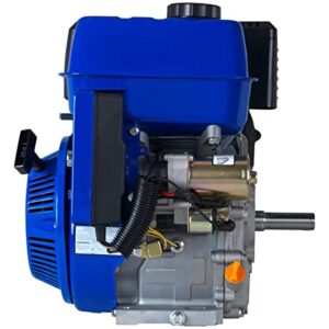 DuroMax XP18HPE 440cc Recoil/Electric Start Gas Powered 50 State Approved, Multi-Use Engine, XP18HPE, Blue