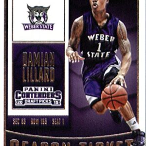 2015-16 Panini Contenders Draft Picks #20 Damian Lillard Basketball Card