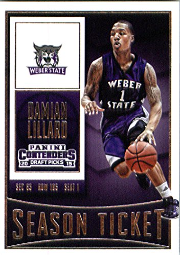 2015-16 Panini Contenders Draft Picks #20 Damian Lillard Basketball Card