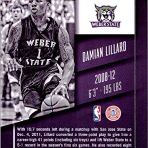 2015-16 Panini Contenders Draft Picks #20 Damian Lillard Basketball Card