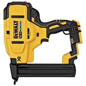 dewalt 20v max* narrow crown stapler, 18ga, tool only (dcn681b)