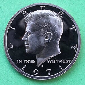 1971 s gem proof kennedy half dollar us coin half dollar uncirculated us mint