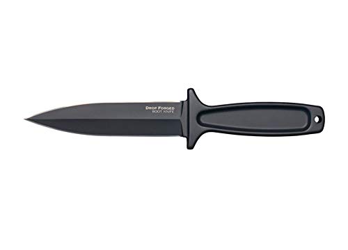 Cold Steel Drop Forged Series Fixed Blade Knife with Sheath, Boot Knife, 5"