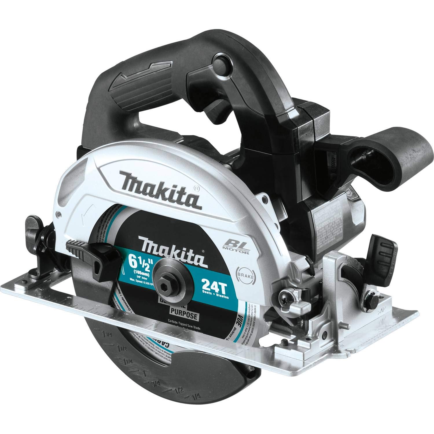 Makita XSH05ZB 18V LXT Lithium-Ion Sub-Compact Brushless Cordless 6-1/2” Circular Saw, AWS Capable, Tool Only