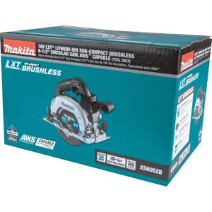 Makita XSH05ZB 18V LXT Lithium-Ion Sub-Compact Brushless Cordless 6-1/2” Circular Saw, AWS Capable, Tool Only