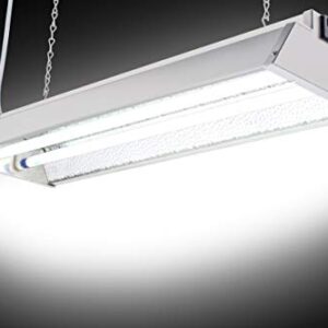 Durolux DL822N T5 HO 2Ft 2 Fluorescent Lamps Grow Lighting System with 5000 Lumens and 6500K Full Spectrum and Low Profile 7" Wide Reflector