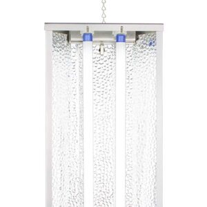 Durolux DL822N T5 HO 2Ft 2 Fluorescent Lamps Grow Lighting System with 5000 Lumens and 6500K Full Spectrum and Low Profile 7" Wide Reflector