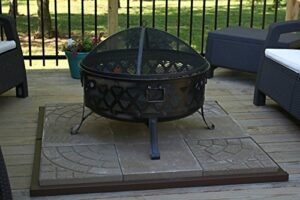 fire pit safety base