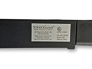 TOEKICKswitch - Hands-Free, Foot Operated, Garbage Disposal Switch