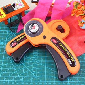 FixtureDisplays® Set of 3 Pcs Rotary Fabric Carpet Convass Cutting Retractable Blade 13781 13781