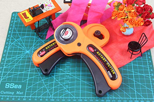 FixtureDisplays® Set of 3 Pcs Rotary Fabric Carpet Convass Cutting Retractable Blade 13781 13781