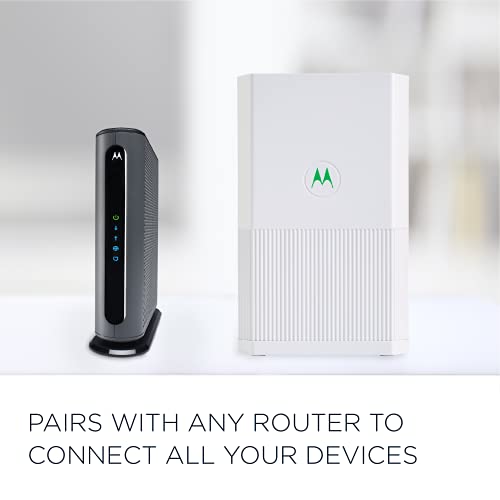 Motorola MB8600 DOCSIS 3.1 Cable Modem - Approved for Comcast Xfinity, Cox, and Charter Spectrum, Supports Cable Plans up to 1000 Mbps | 1 Gbps Ethernet Port