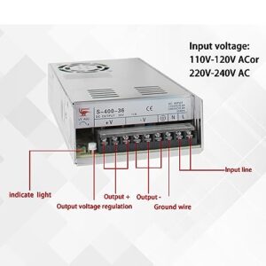 CNCTOPBAOS 4 Axis CNC Kit,Nema23 Stepper Motor CNC Controller Kit,USB Controller Card,with FMD2740C Driver,36V Power Supply,425oz-in 3A Stepper Motor 112mm Dual Shaft,USB CNC Breakut Board