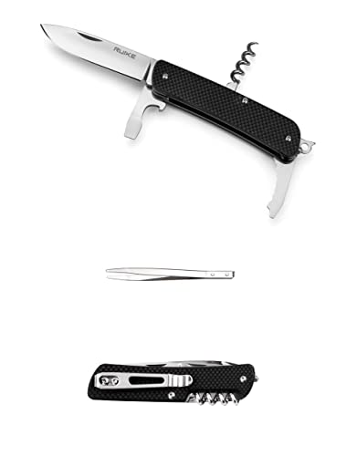 RUIKE Multifunctional Knive, Black, G10 (M21-B)