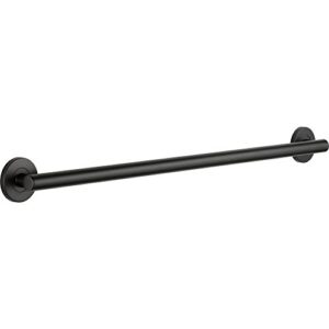 delta faucet 41836-bl contemporary ada decorative grab bar, 36", matte black