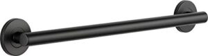 delta faucet 41824-bl contemporary decorative ada grab bar, 24", matte black