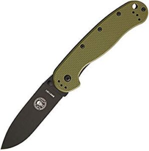 esee brk designed avispa framelock od/black d2 brk1302odb