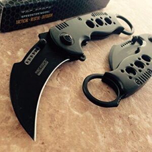 TAC-FORCE Spring Assisted G'Store Opening Knives Black KARAMBIT CLAW Rescue Pocket Knife 6 product ratings