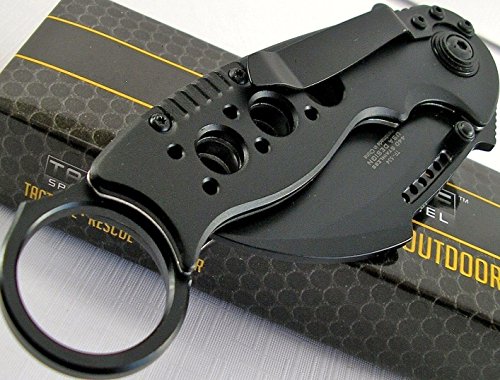 TAC-FORCE Spring Assisted G'Store Opening Knives Black KARAMBIT CLAW Rescue Pocket Knife 6 product ratings