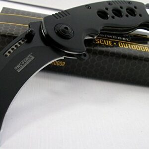 TAC-FORCE Spring Assisted G'Store Opening Knives Black KARAMBIT CLAW Rescue Pocket Knife 6 product ratings