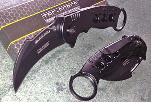 TAC-FORCE Spring Assisted G'Store Opening Knives Black KARAMBIT CLAW Rescue Pocket Knife 6 product ratings