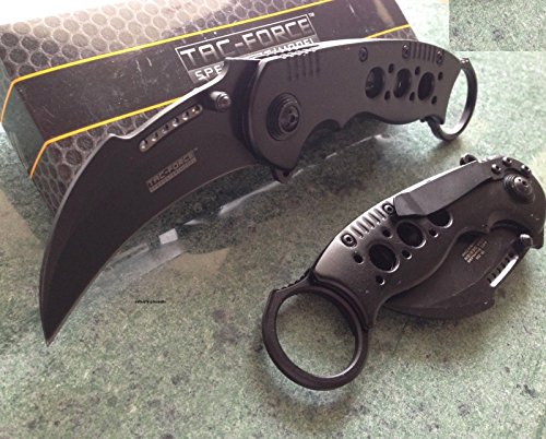 TAC-FORCE Spring Assisted G'Store Opening Knives Black KARAMBIT CLAW Rescue Pocket Knife 6 product ratings