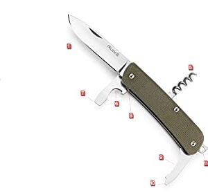 Ruike Multifunctional Knive, Green, G10 (M21-G)