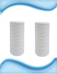 wp.5bb97p compatible string-wound polypropylene filter cartridge, 10" x 4.5", 0.5 micron 2 pack by cfs