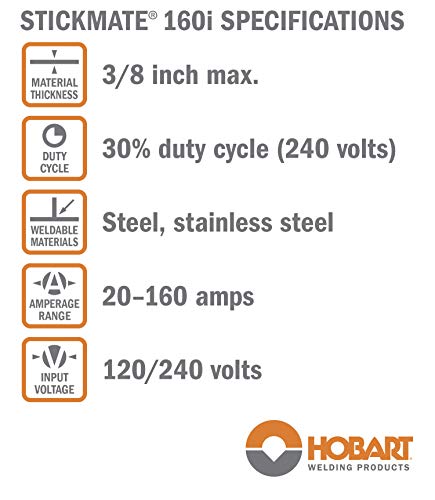 Hobart 500570 Stickmate 160i