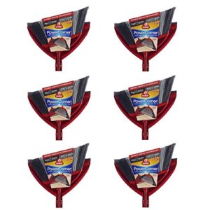 o-cedar power corner angle broom with dust pan (6 pack)